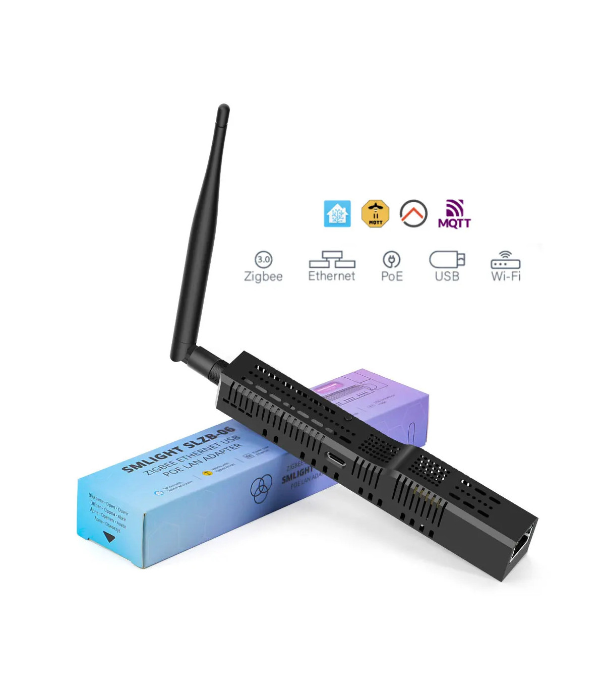 Adapter SLZB-06 Bramka Zigbee CC2652P Ethernet PoE USB LAN WIFI