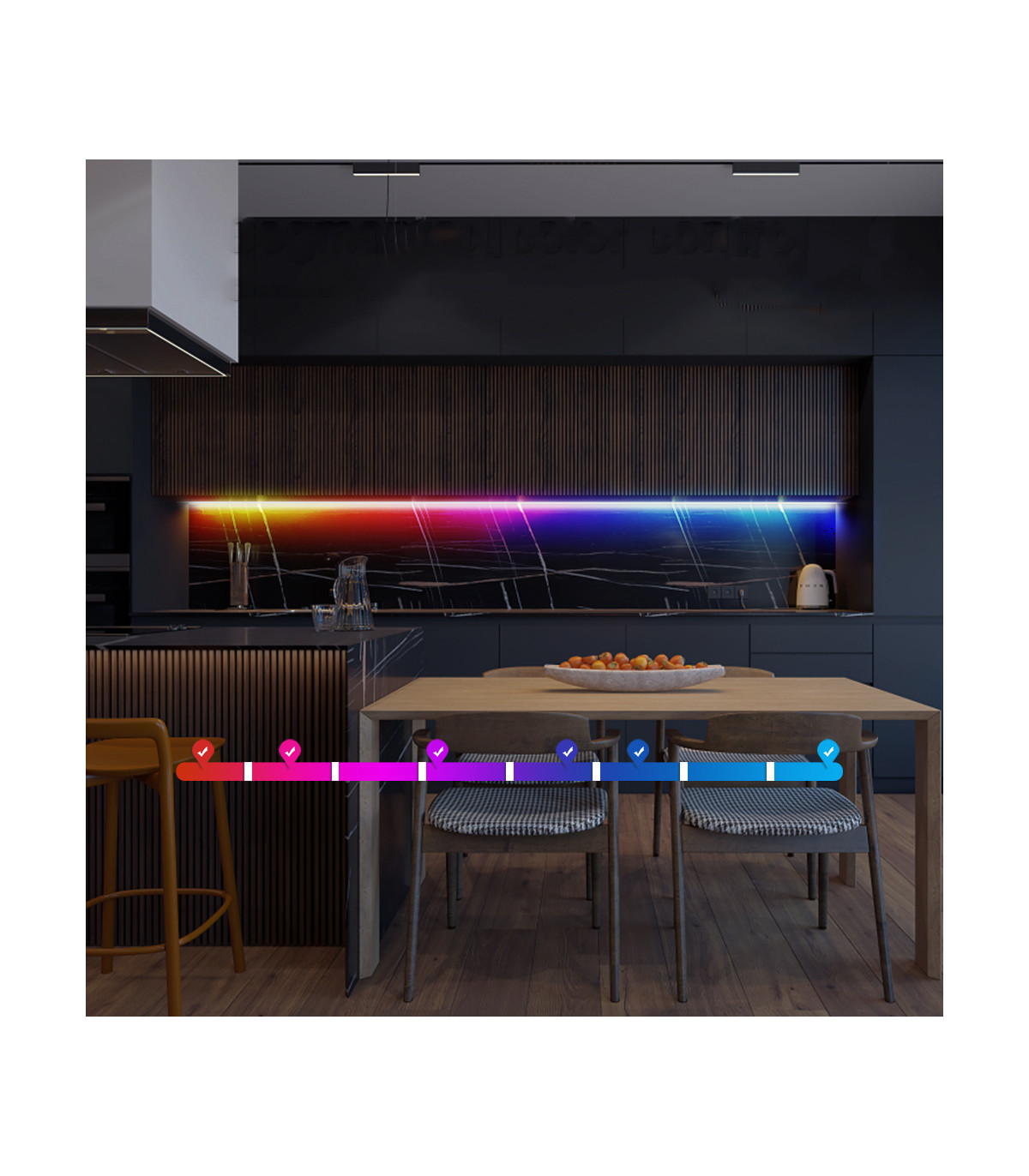 Sterownik WLED Magic Pixel LED WiFi ESP32 Home Assistant WS281x